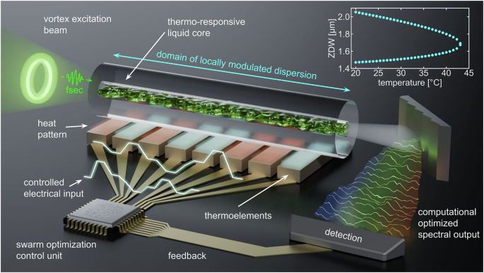 Programmable liquid-core fibers: Reconfigurable local dispersion ...