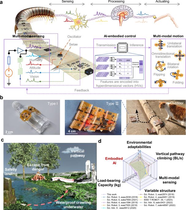 AI-embodied multi-modal flexible electronic robots with programmable ...