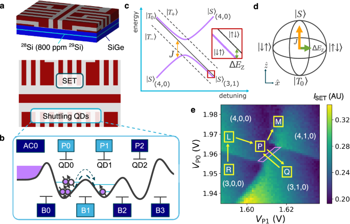 Dephasing and error dynamics affecting a singlet-triplet qubit during ...