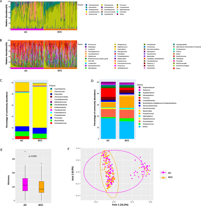 Classification of NSCLC subtypes using lung microbiome from resected ...