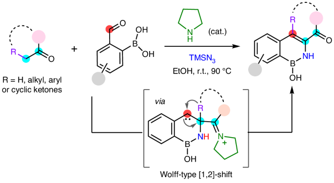 Organocatalysed three-component modular synthesis of BN isosteres and ...