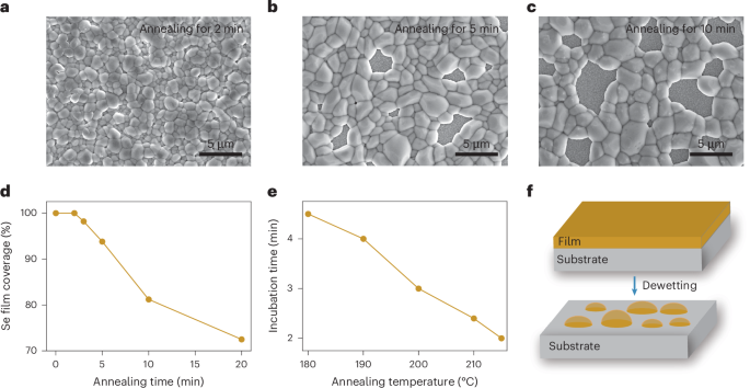 Illumination-assisted annealing enables selenium solar cells with open ...