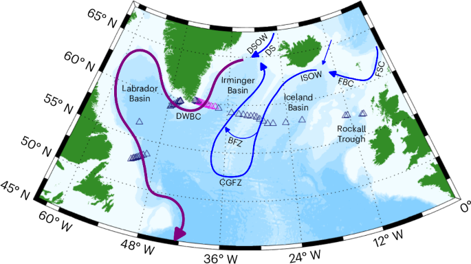 Observed decrease in Deep Western Boundary Current transport in ...