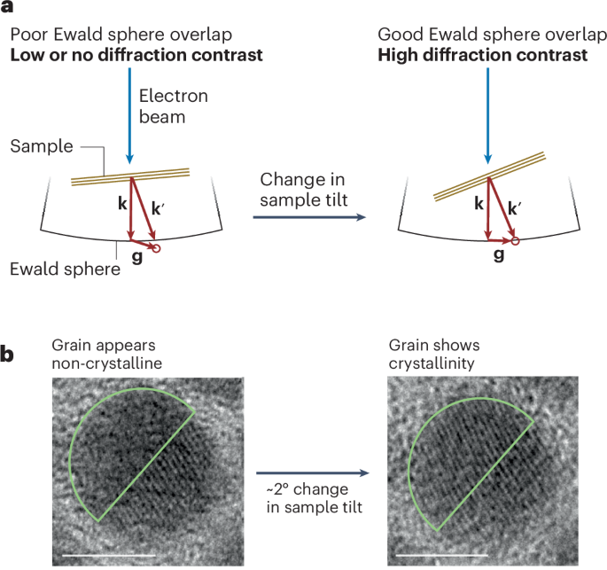 Identification of the glassy state in nanoparticles by transmission ...
