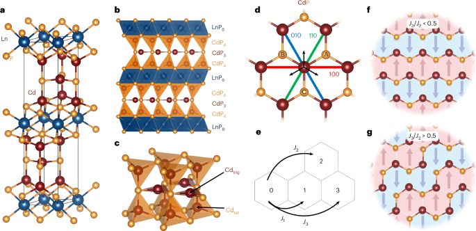 Interleaved bond frustration in a triangular lattice antiferromagnet ...