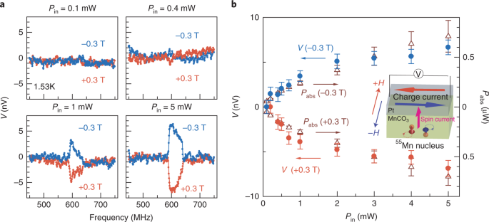 Spin pumping from nuclear spin waves | Nature Physics