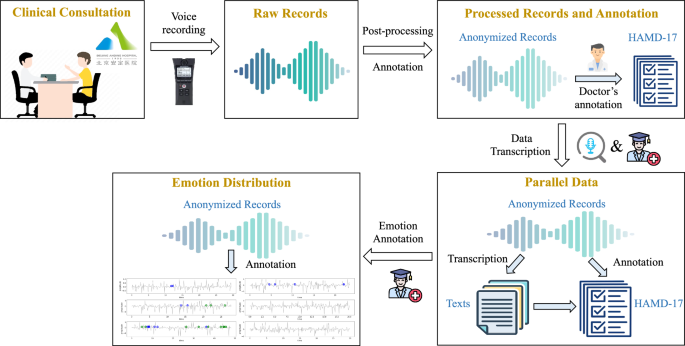 A Multimodal Depression Consultation Dataset of Speech and Text with ...