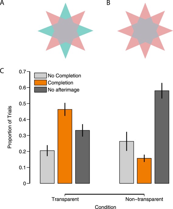 The role of transparency cues in afterimage color perception ...