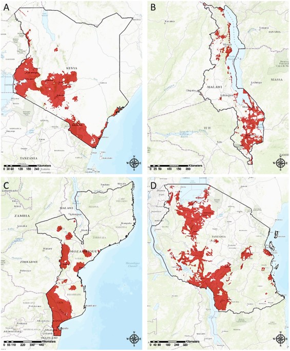 Mapping the spatial variability of HIV infection in Sub-Saharan Africa ...
