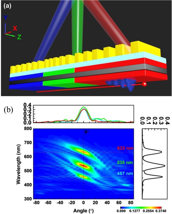 Generation of convergent light beams by using surface plasmon locked ...