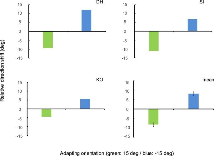 Apparent shift in long-range motion trajectory by local pattern ...