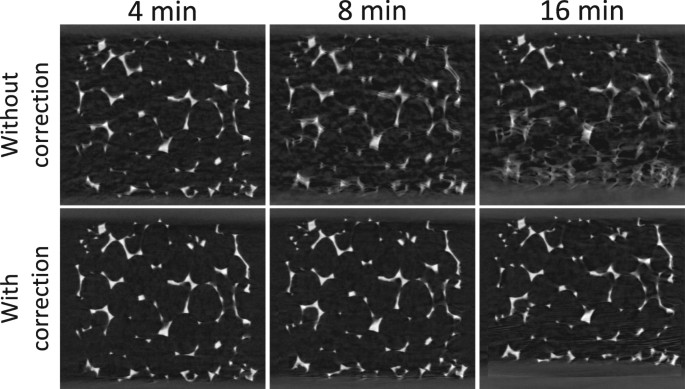 Motion compensated micro-CT reconstruction for in-situ analysis of dynamic processes ...