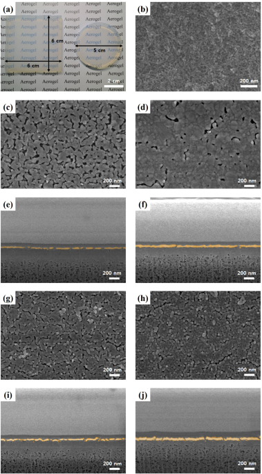Large-scale nanoporous metal-coated silica aerogels for high SERS ...