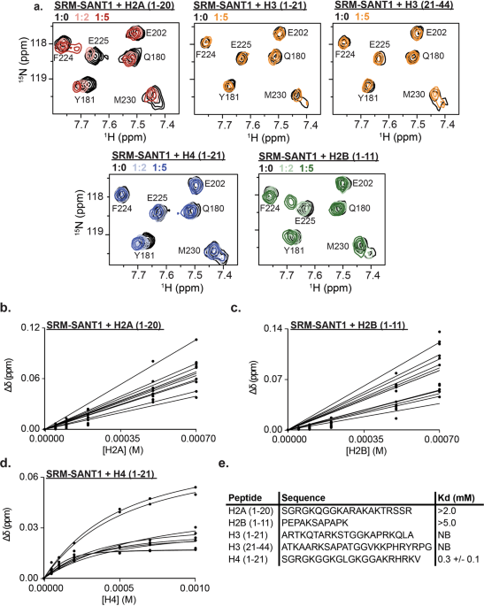 The EZH2 SANT1 domain is a histone reader providing sensitivity to the ...