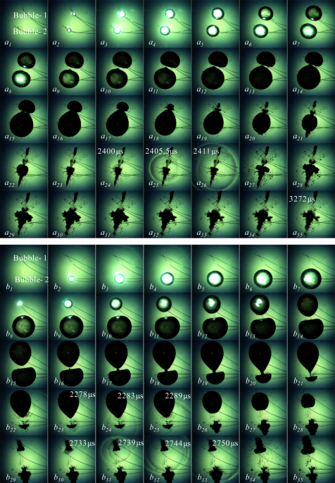 Jet and Shock Wave from Collapse of Two Cavitation Bubbles | Scientific ...