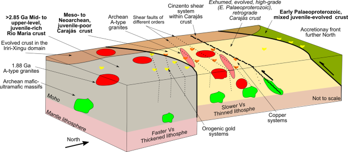 Archean crust and metallogenic zones in the Amazonian Craton sensed by ...