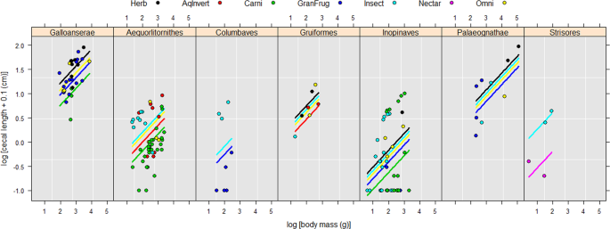 Phylogeny and herbivory are related to avian cecal size | Scientific ...