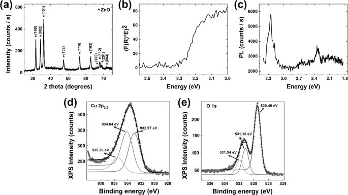 Radial heterojunction based on single ZnO-Cu x O core-shell nanowire ...