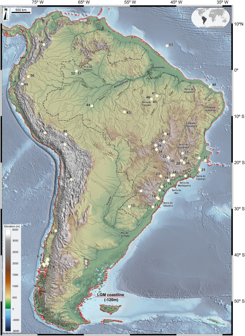 Humid and cold forest connections in South America between the eastern ...