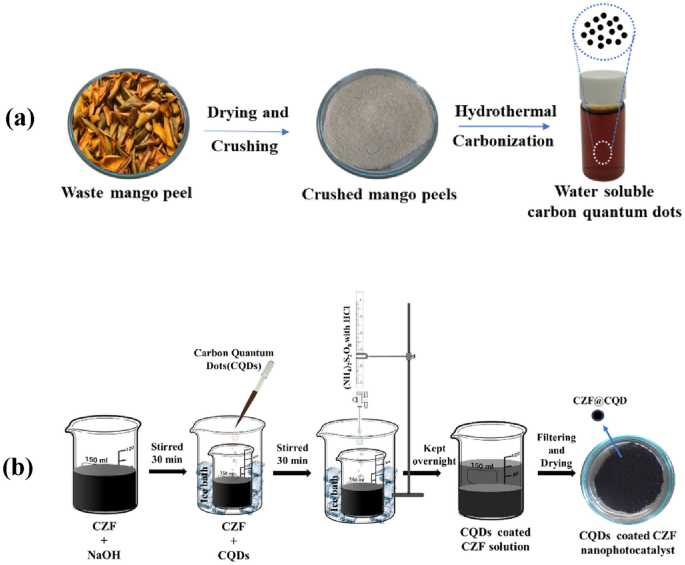 Fabrication of a reusable carbon quantum dots (CQDs) modified ...