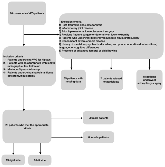 Evaluation of the effect of vascularized fibula graft harvesting on ...
