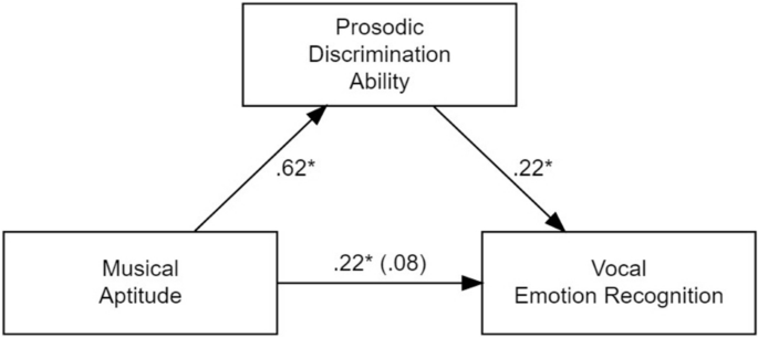 Prosodic discrimination skills mediate the association between musical aptitude and vocal ...