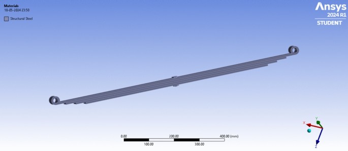 Analysis of glass fiber-reinforced composite leaf springs in a light ...