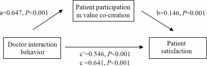 Doctor interaction behavior, patient participation in value co-creation ...