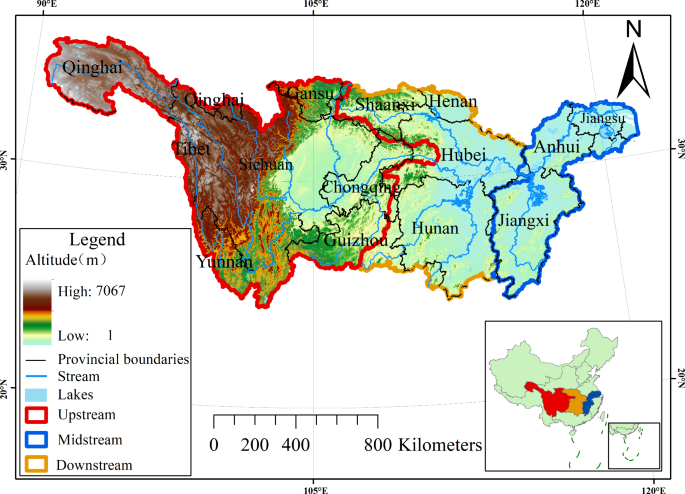 Analysis of spatial and temporal variations of vegetation NPP and TWS in the Yangtze River Basin ...