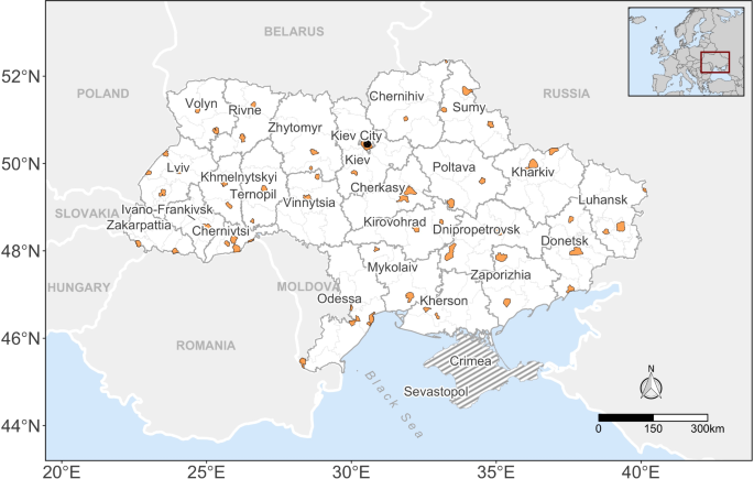 Estimation of internal displacement in Ukraine from satellite-based car ...