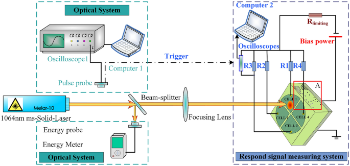 Mechanisms driving different QPD cells response signals revealed by a ...