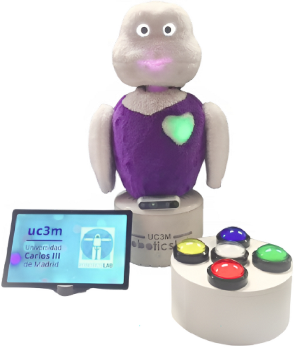 Evaluating the effects of active social touch and robot expressiveness ...