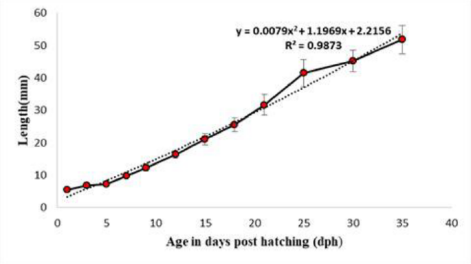 Expression of pancreatic α-amylase and growth related genes during ...