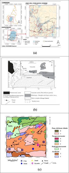 Unveiling the subsurface geological structure of the centre region, cameroon, with aeromagnetic ...