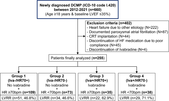 Achieved targeted heart rate following ivabradine therapy correlates ...