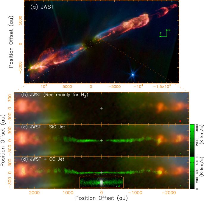 A magnetized protostellar jet launched from the innermost disk at the ...