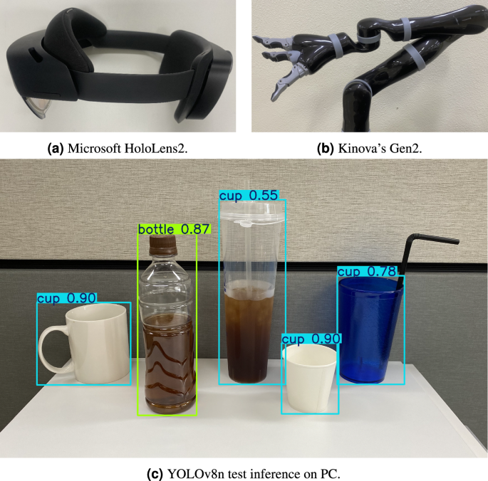 Robotic arm control by augmented reality-assisted object detection ...