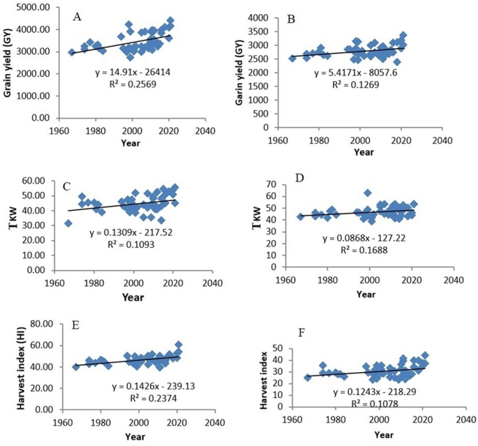 Assessing genetic gain and diversity in Ethiopian bread wheat across ...