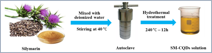 Carbon quantum dots from silymarin extraction for multi-fluorescent ...