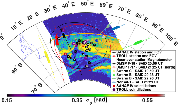 Strong turbulent flow in the subauroral region in the Antarctic can ...