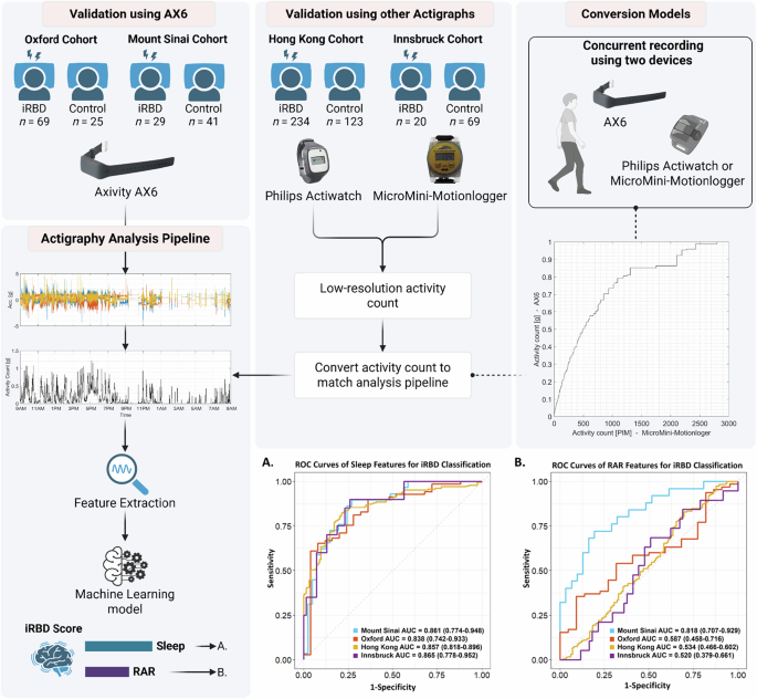Actigraphy-based detection of isolated REM sleep behavior disorder ...
