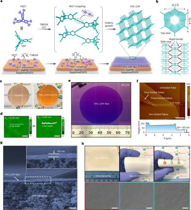 High-strength conjugated polymer framework membranes for ultrafast and ...