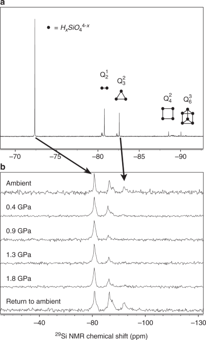 29 Si NMR of aqueous silicate complexes at gigapascal pressures ...
