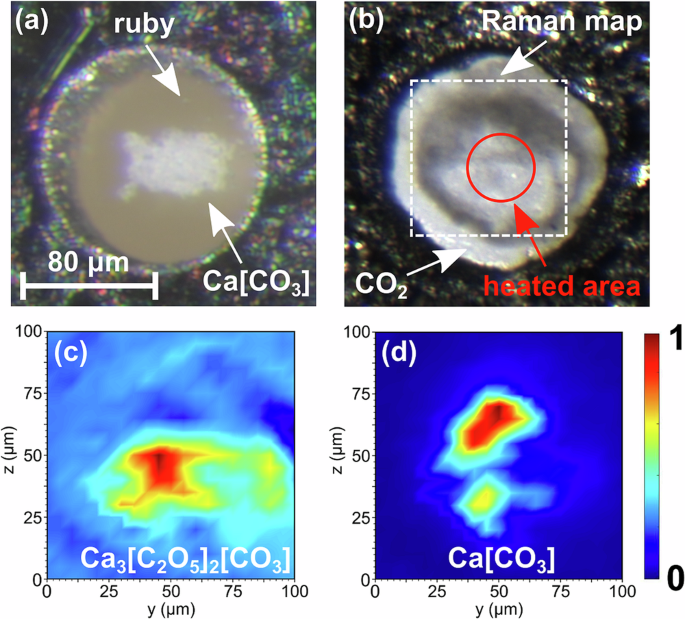 Ca3[C2O5]2[CO3] is a pyrocarbonate which can be formed at p, T ...