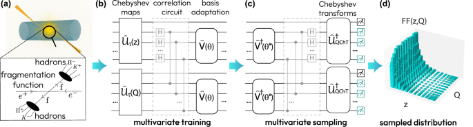 Quantum Chebyshev probabilistic models for fragmentation functions ...