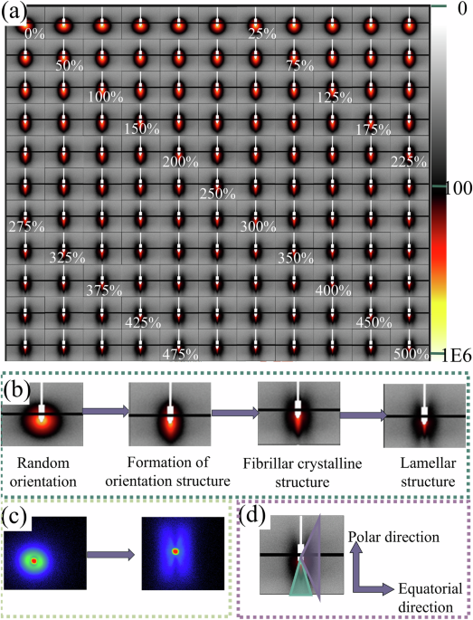 Analyzing long-period structural evolution of biaxially stretched ultra ...
