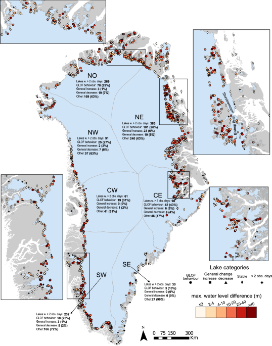 Altimetry-based ice-marginal lake water level changes in Greenland ...