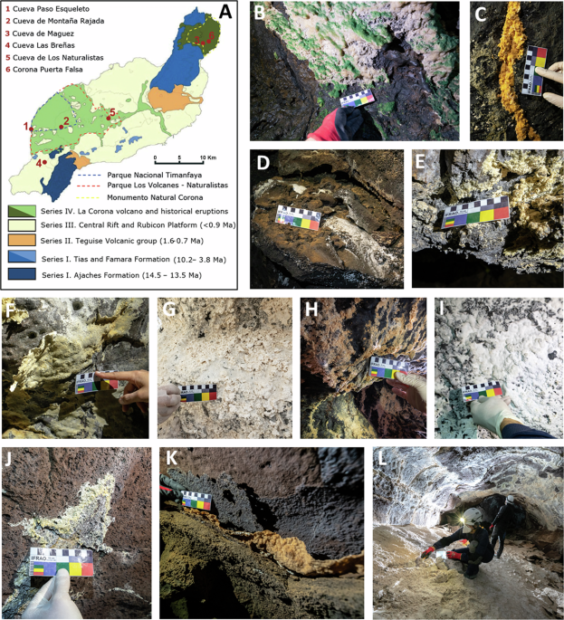 Decoding organic compounds in lava tube sulfates to understand ...