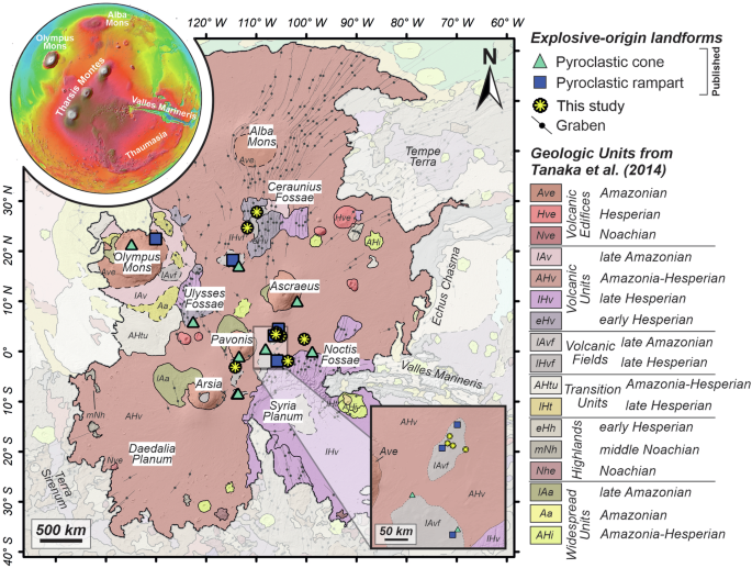Mildly explosive eruptions at Martian low-shield volcanoes ...