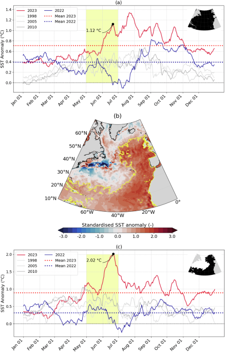 Internal variability effect doped by climate change drove the 2023 ...